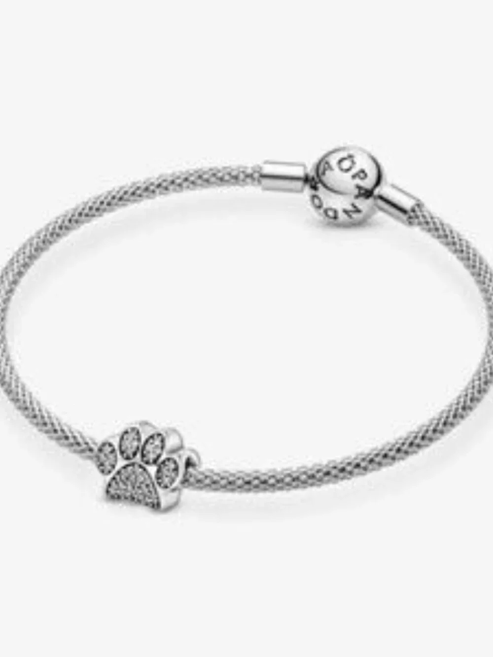 Pandora | Jewelry | Pandora Sparkling Paw Print Charm | Poshmark